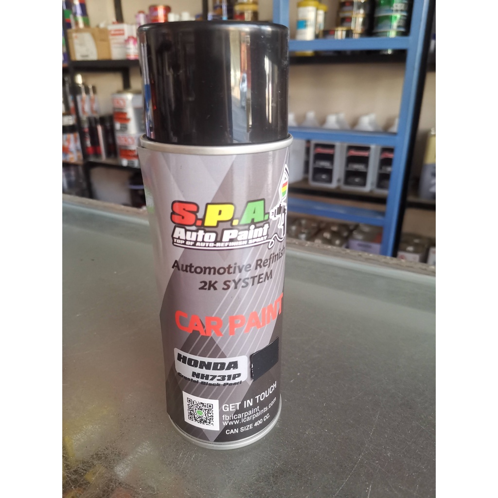 สีสเปรย์พ่นรถยนต์ S.P.A Honda NH731P Crystal Black Pearl. | Shopee Thailand