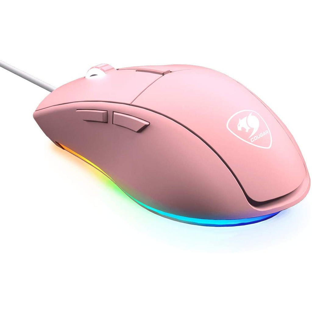 COUGAR Minos XT RGB Gaming Mouse w/ 4000 DPI (Pink) (CGR-Minos XT 2 ...