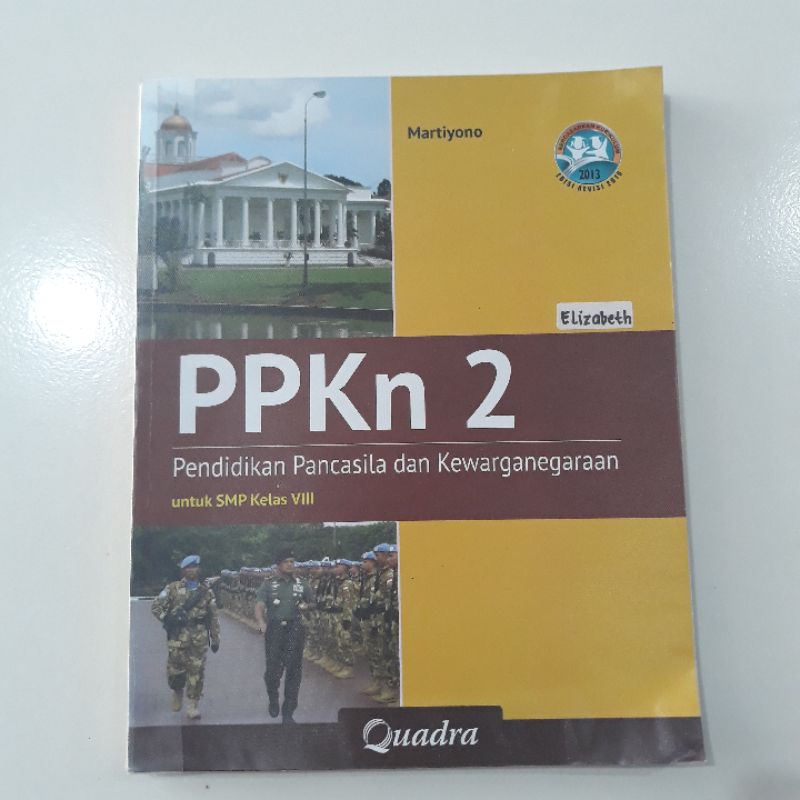 Ppkn Books เกรด 8 และชั้นประถมศึกษาปีที่ 9 Quadra | Shopee Thailand