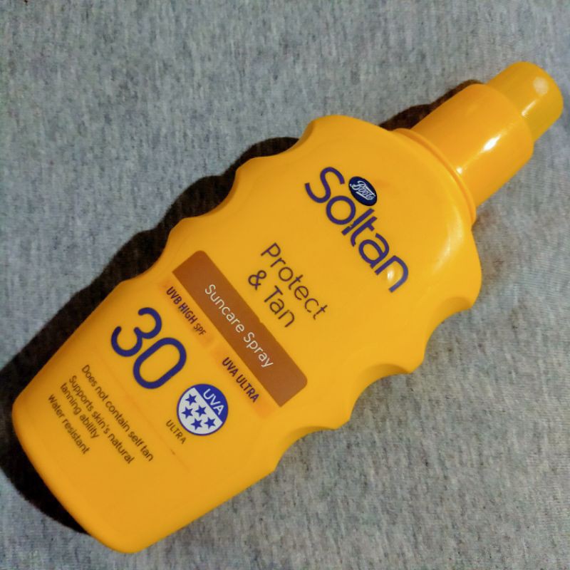 ครีมผิวแทน อาบแดด กันแดด 200ml Soltan Protect & Bronze sun Tan ...