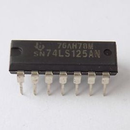 SN74125 74LS125 74125 74LS125N Quad 3-STATE Buffer | Shopee Thailand