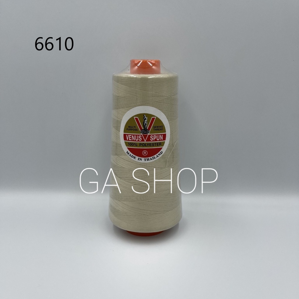 ด้ายเย็บผ้าวีนัส ด้ายหลอดใหญ่ ด้ายCMPเบอร์ 60 30/2 แกนส้ม 270g Venus ...