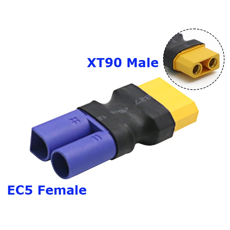 อะแดปเตอร์เชื่อมต่อแบตเตอรี่ XT60 เป็น XT90 EC5 EC3 TRX T Deans XT30U ตัวผู้ ตัวเมีย 4.0 มม. 1 ...