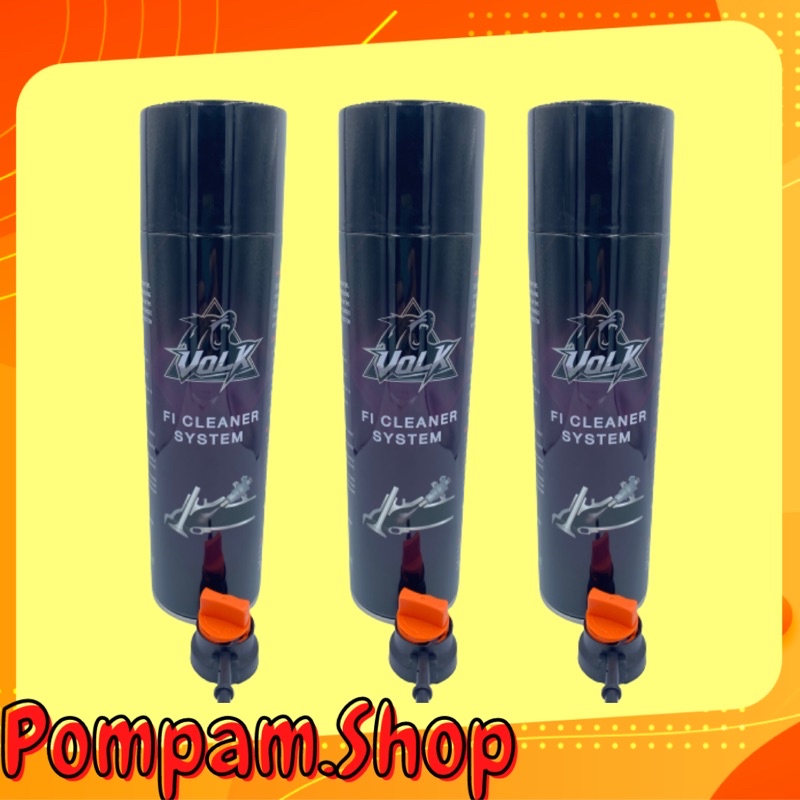 สเปรย์ ทำความสะอาดระบบรถหัวฉีด Volk Fi Cleaner โฉมใหม่ | Shopee Thailand