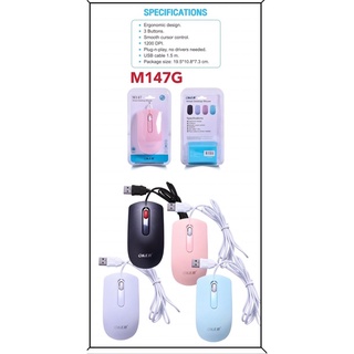 ส่งจากไทย USB Mouse OKER M147 M147G เม้าส์มีสาย เม้าส์ โอเกอร์ โอเคอร์ ...