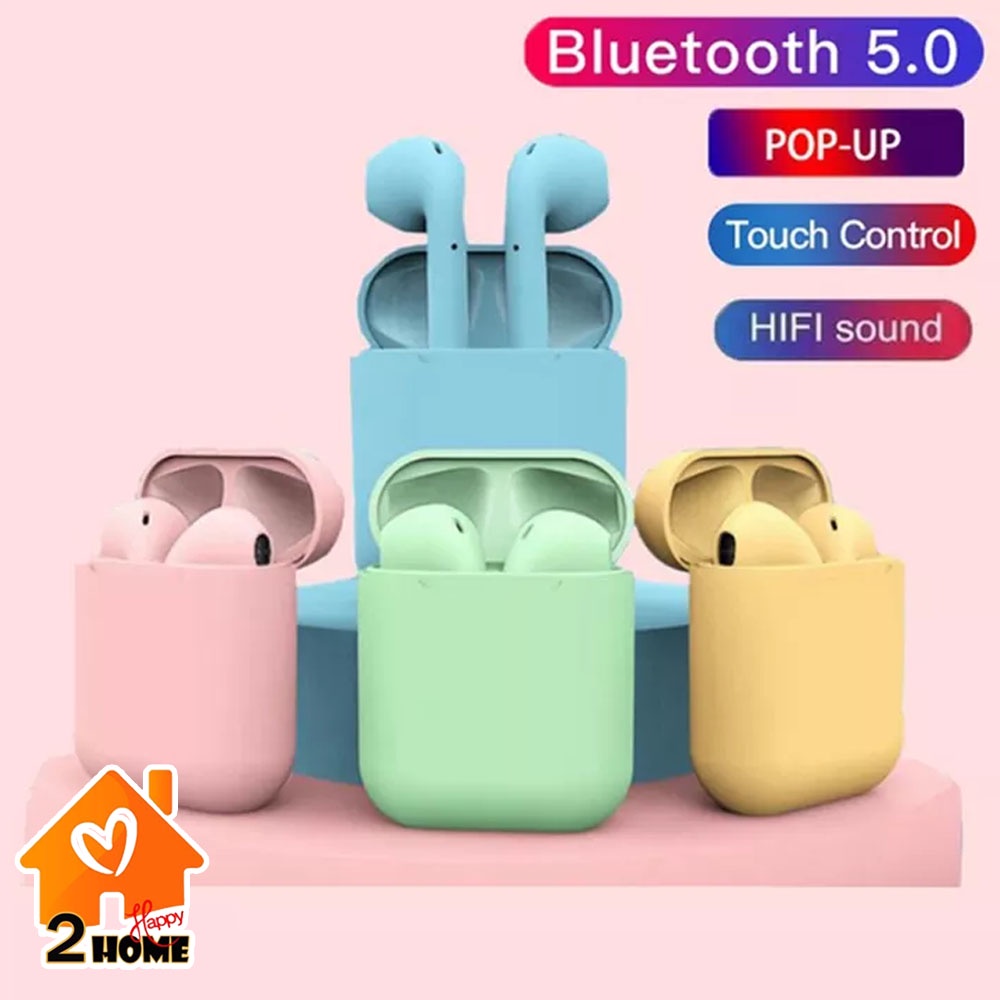 หูฟัง inpods12 TWS พร้อมกล่องชาร์จ หูฟังบลูทูธไร้สาย Bluetooth V5.0 หู ...