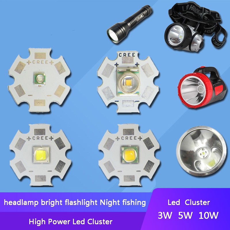 ฐาน CREE XPE2 3W XRE Q5 3W XTE R5 5W XPG2 R5 5W 10W XML XM-L T6 L2 สี ...