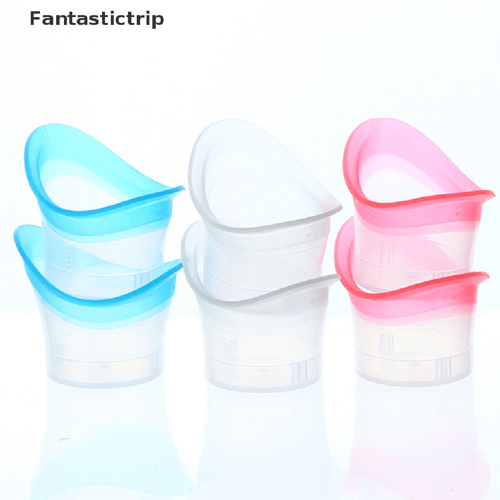 Fantastictrip 2 ชิ้น น้ํายาบ้วนตา ถ้วย ซิลิโคน ใช้ซ้ําได้ นิ่ม ตา อาบน้ํา ถ้วย ล้างตา แฟชั่น ...
