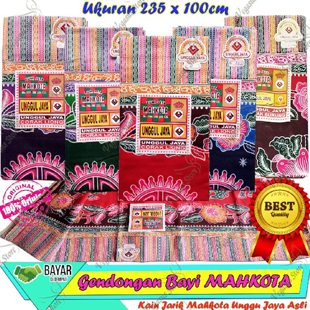 Premium Crown Baby Sling Cloth Jarik Batik MAHKOTA Unggul Jaya Pattern ...