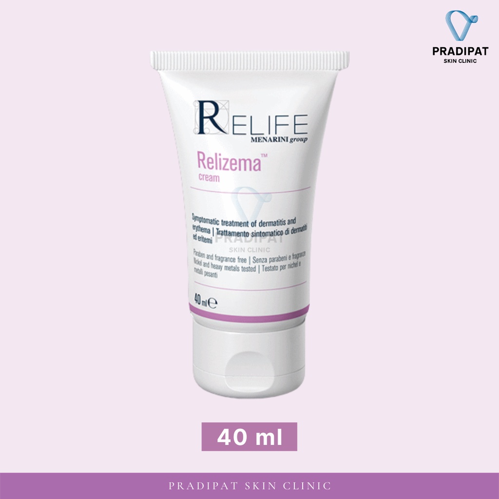 Relizema Cream 40 ml เรลิเซม่า ครีม ใหม่ สำหรับภูมิแพ้ผิวหนัง ผิวอักเสบ ...