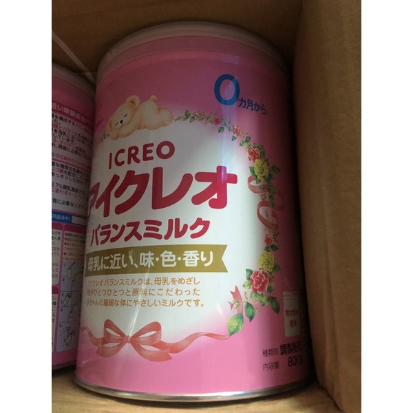 นมผงเด็กญี่ปุ่น glico icreo 0-1 ปี 800g หมดอายุ 08/2025 แพงสุดในญี่ปุ่น ...