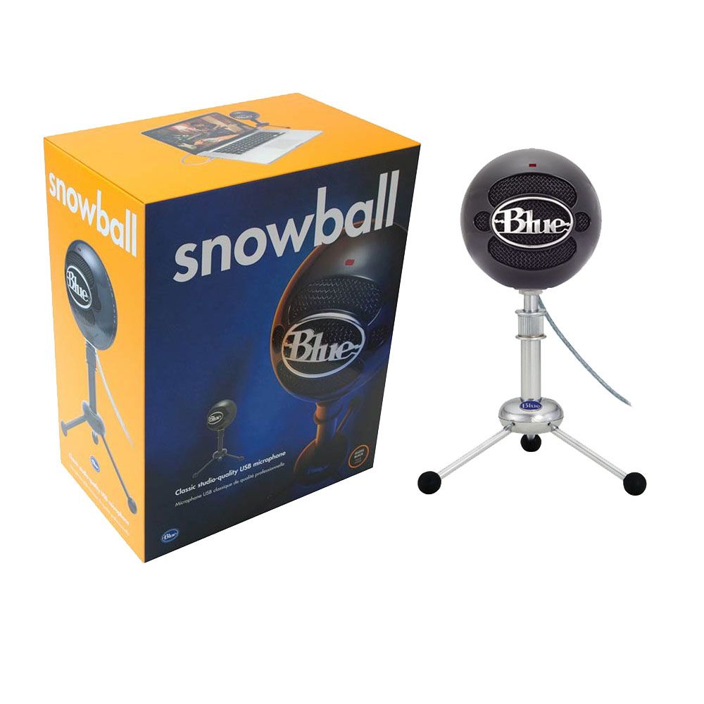 Blue 988-000069 Snowball USB Condenser Microphone for PC and Mac ...