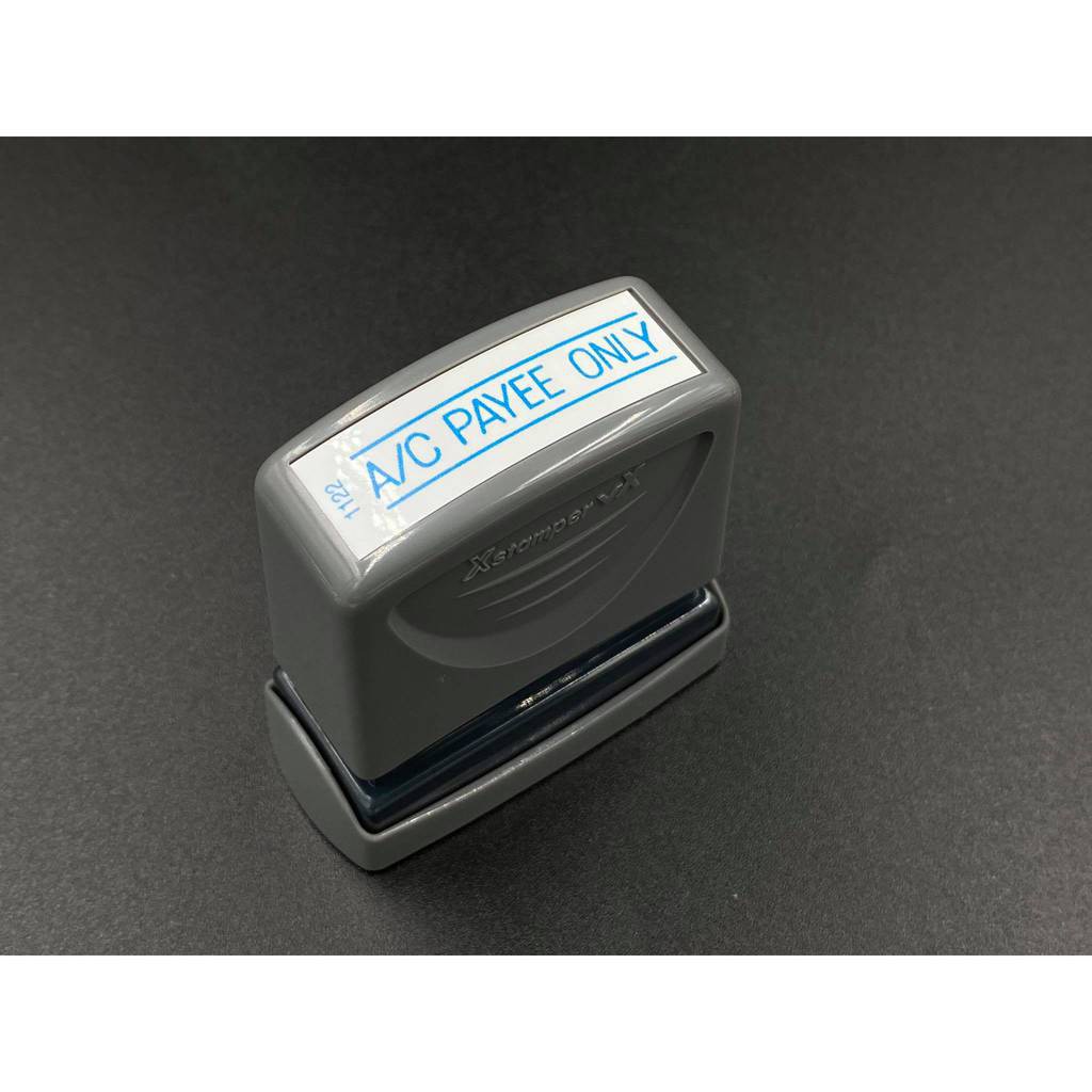 ตรายางA/C PAYEE ONLY ตรายางหมึกในตัว หมึกสีน้ำเงิน เอ็กซ์สแตมเปอร์ ...