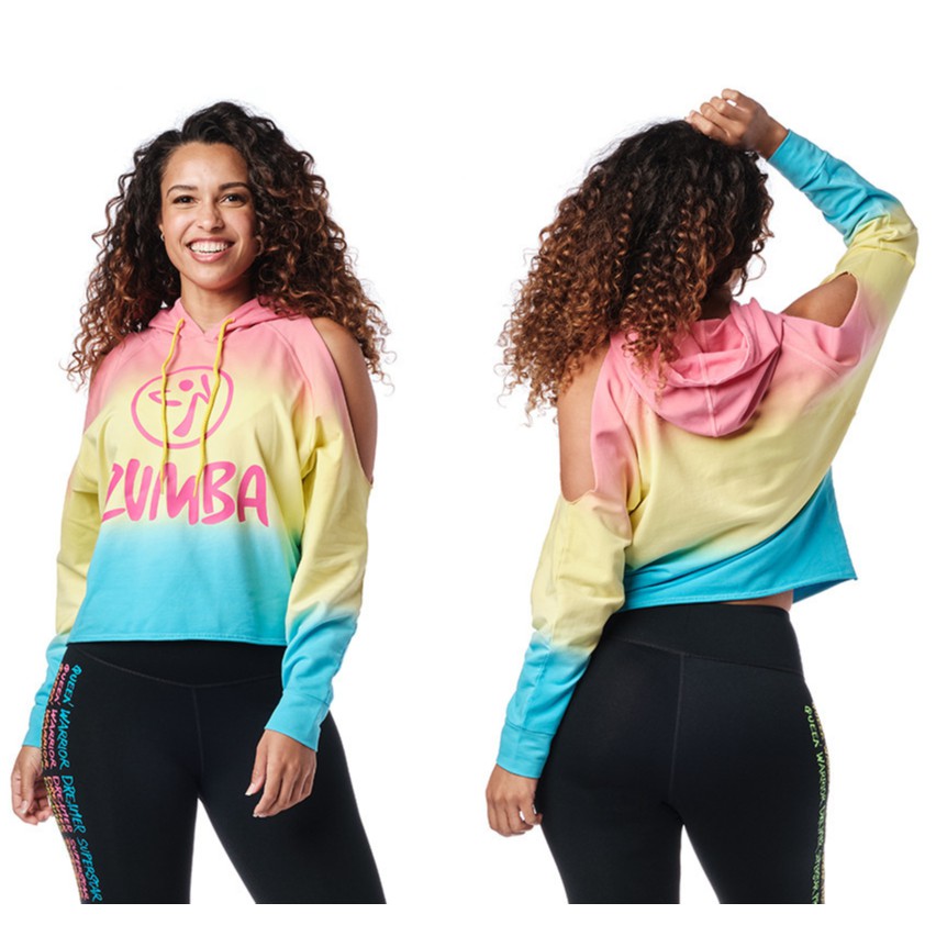 Zumba Dreamer Cold Shoulder Sweatshirt (เสื้อแขนยาวออกกำลังกายซุมบ้า ...