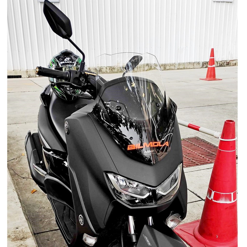 ชิวหน้า BLACK SERIES ทรงX แถบดำ NEW NMAX 2020 - 2022 | Shopee Thailand