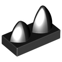 [622] ชิ้นส่วนเลโก้ Lego Part Tile, Modified 1 x 2 with 2 Teeth ...