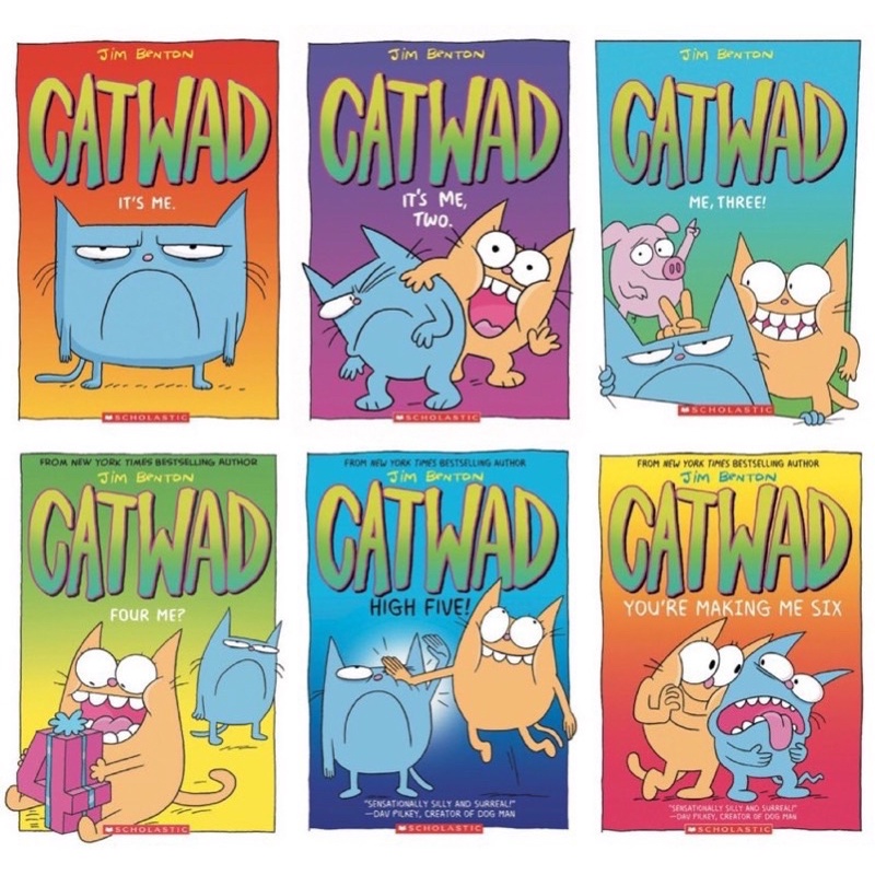 หนังสือการ์ตูนภาษาอังกฤษ สำหรับเด็ก ชุด CATWAD เซต 6 เล่ม | Shopee Thailand