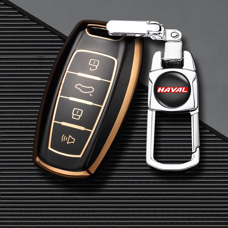 เหมาะสำหรับ Haval h6 key case m6plus big dog f7x Harvard h2s first love f5 กระต่ายแดง h9 ปืนรถ ...