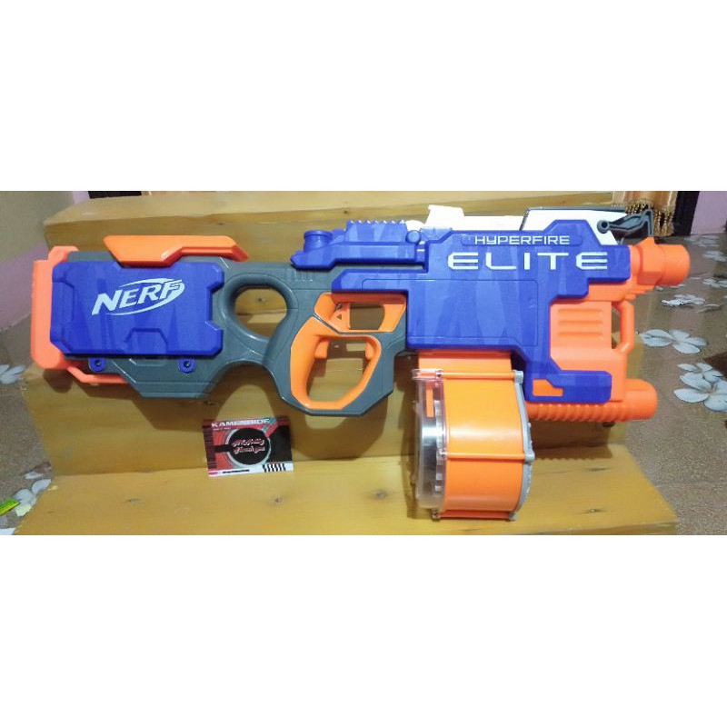 Nerf :N-Strike Elite HyperFire เนิร์ฟ ไฮเปอร์ไฟน์ ระบบฟลูออโต้ | Shopee Thailand