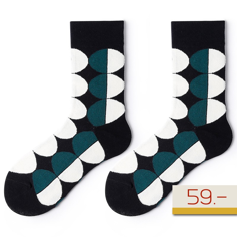 DE-006 ถุงเท้าแฟชั่น เกาหลี ญี่ปุ่น ข้อกลาง ข้อยาว | Shopee Thailand