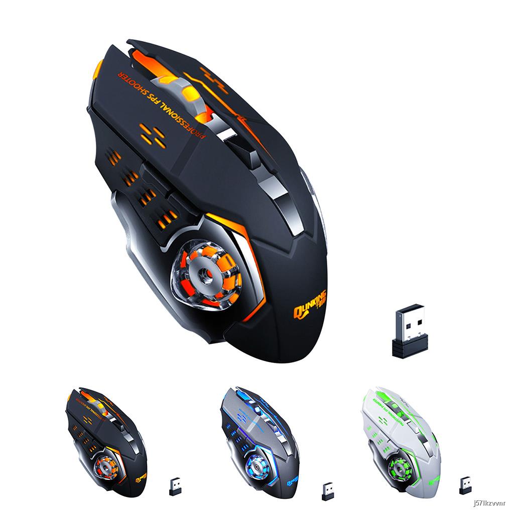 ☃ 2.4G Wireless Mouse Gamer 3200DPI 6 Buttons LED Gaming Mouse Desktop Computer Rechargeable ...