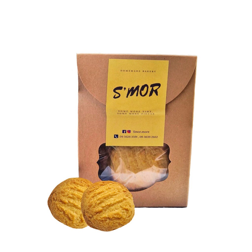 SMOR's Homemade Pure Butter Cookies คุ้กกี้เนยสดแท้โฮมเมด ชิ้นใหญ่ 5 ...