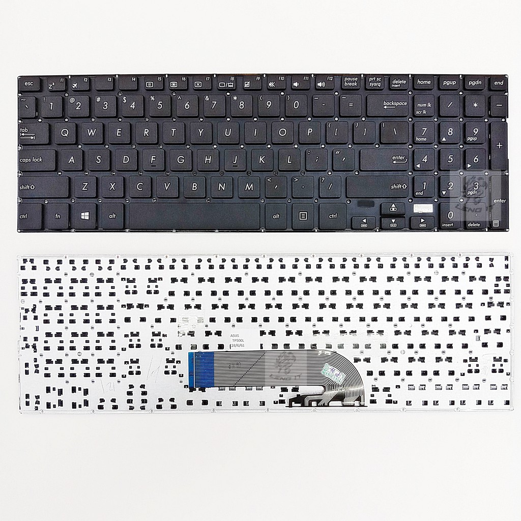 ASUS คีย์บอร์ดโน๊ตบุ๊ค KEYBOARD TP550L สีดำ | Shopee Thailand