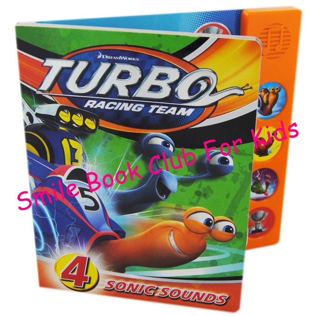 Turbo Racing Team - 4 Sonic Sounds Book (หนังสือภาษาอังกฤษ นำเข้าจาก ...