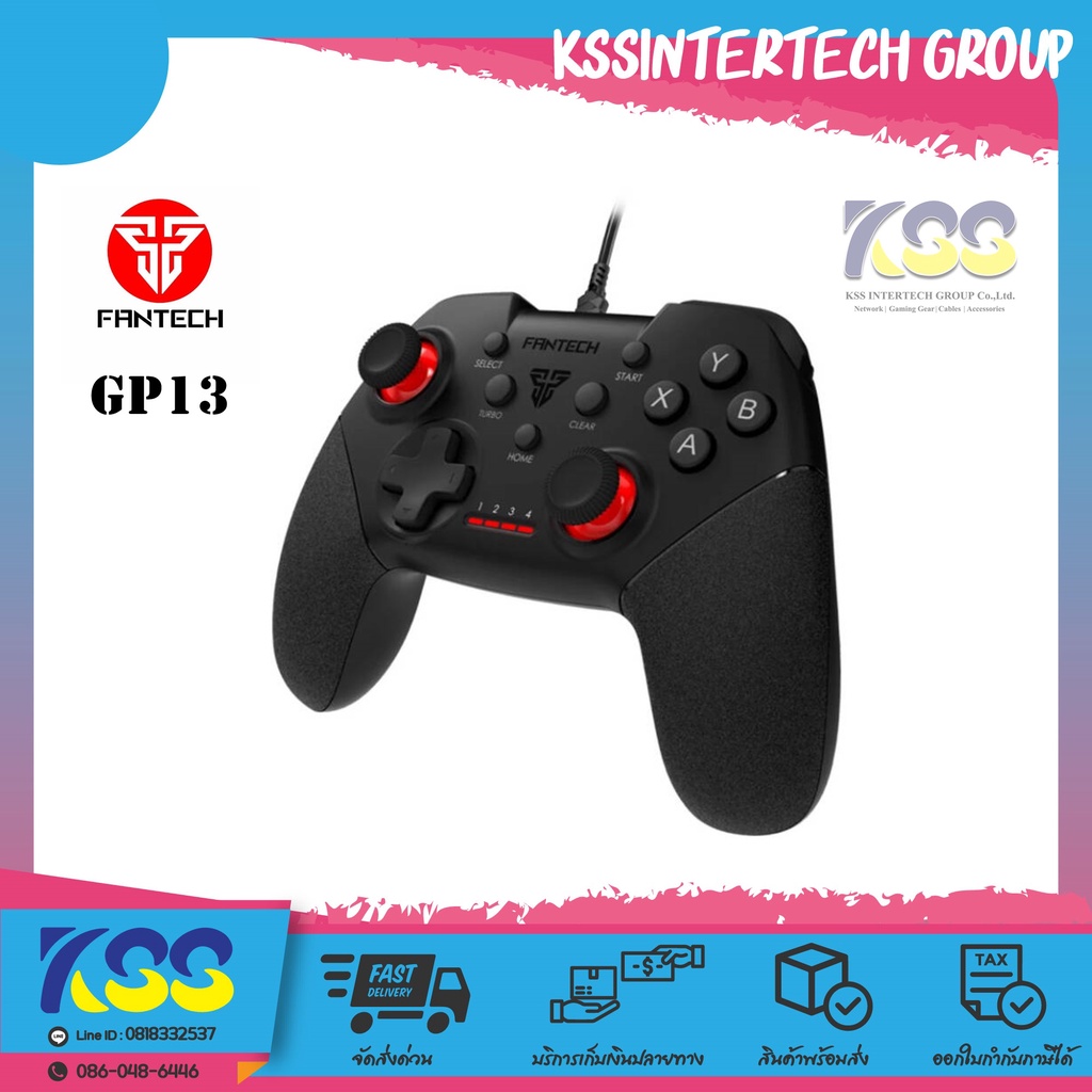 FANTECH GP13 SHOOTER II Gaming Controller น้ำหนักเบา ระบบ X-input มา ...