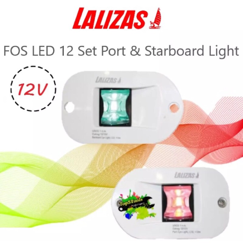 FOS LED 12 Set Port & Starboard Light side recessed mount 112.5o (71316 ...