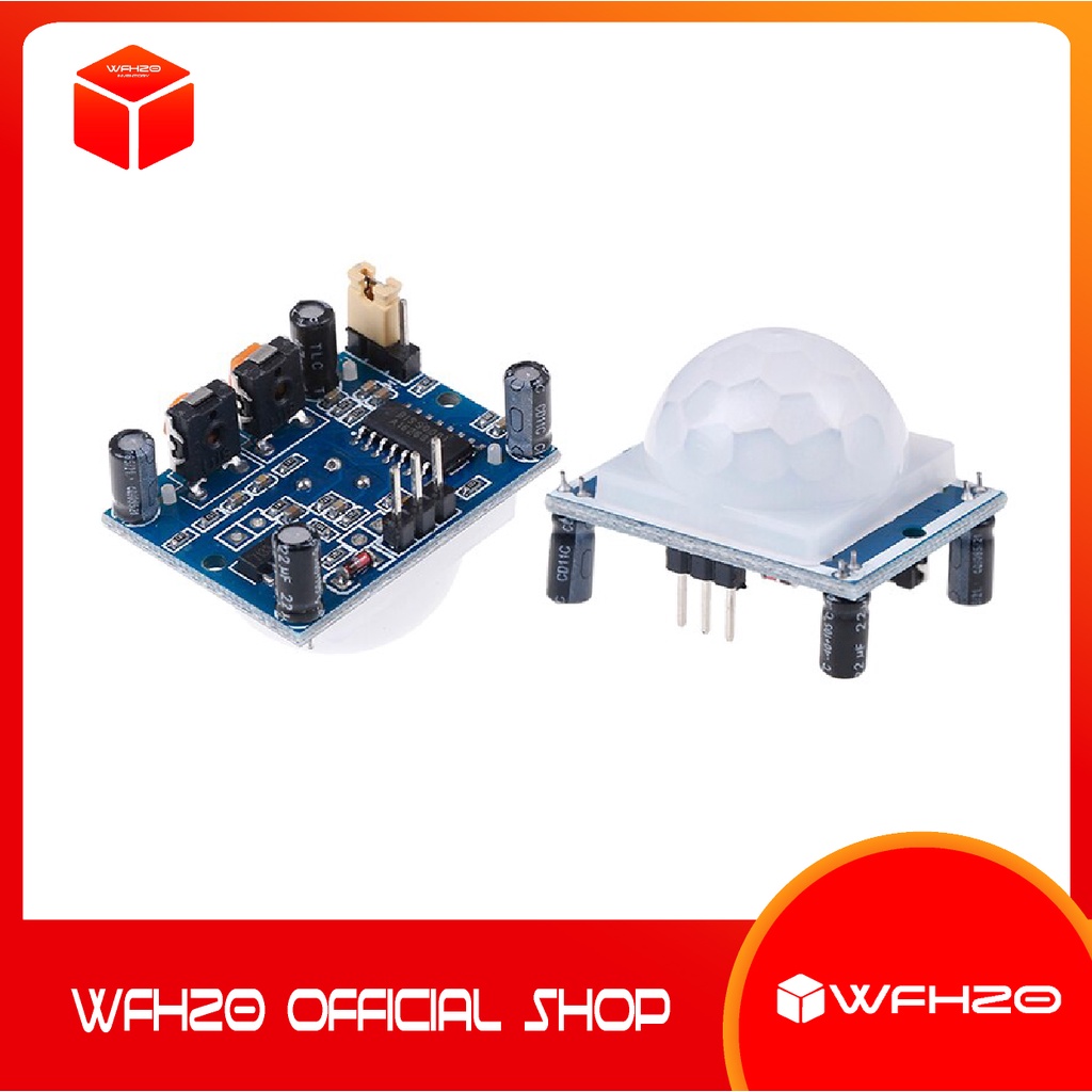 Pir HC-SR501 โมดูลเซ็นเซอร์ตรวจจับความเคลื่อนไหว Passive Infra สีแดง HC ...