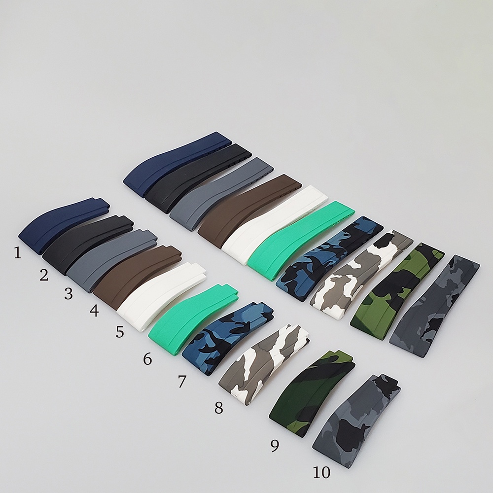 สายนาฬิกาข้อมือยาง สีดํา ขนาด 20 มม. แบบเปลี่ยน สําหรับ GMT OYSTERFLEX ...