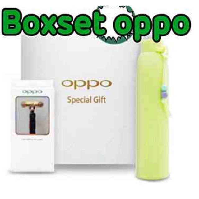 ชุด OPPO BOX SET (หูฟังบลูทูธ+กระบอกนํ้า) | Shopee Thailand