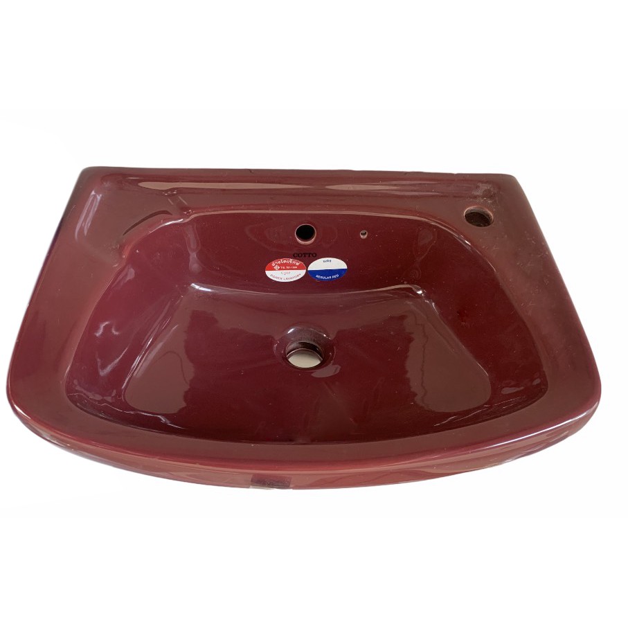 C002 อ่างล้างหน้า (Lavatory) สีแดง สีฟ้ามุ่ย รุ่น DOREX - Cotto ...