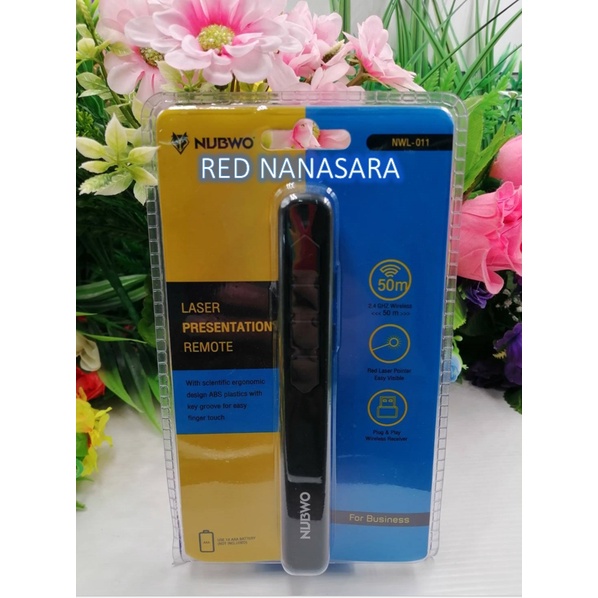 Nubwo wireless Presenter เลเซอร์พอยต์เตอร์ รุ่นNwl-011 | Shopee Thailand
