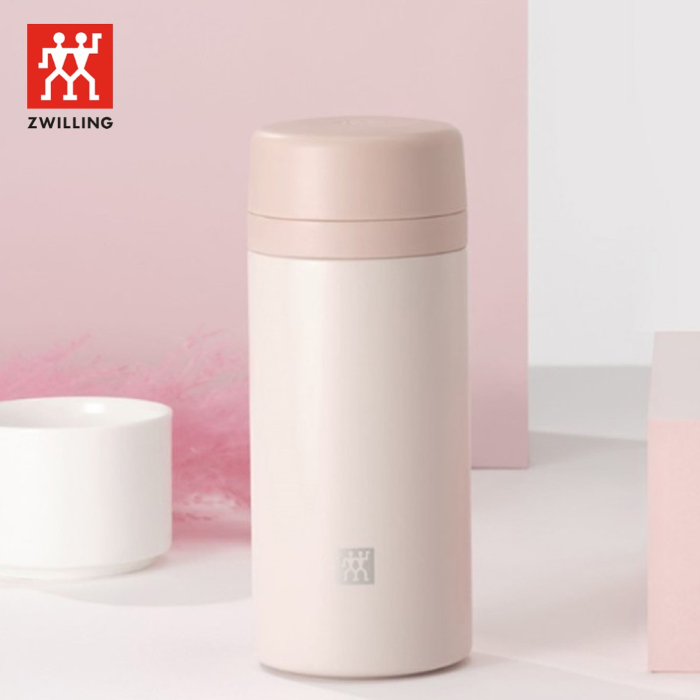 Zwilling THERMO กระติกน้ําสูญญากาศพร้อมที่กรองชา 420ml, สีชมพู | Shopee Thailand