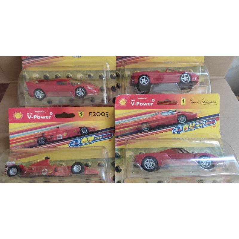 โมเดลรถ Ferrari สีแดงของเล่นจากปั้มน้ำมันShell V Power Ferrariพร้อมส่ง ...