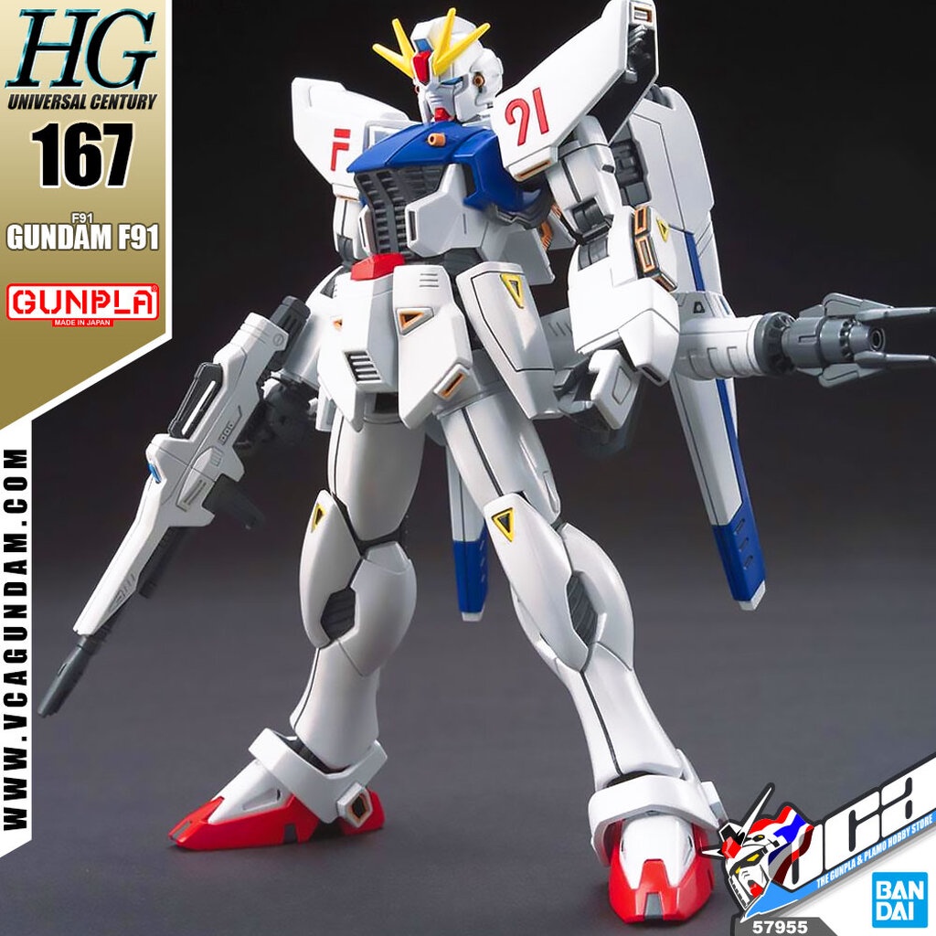 VCA ⭐️ BANDAI GUNPLA HIGH GRADE UNIVERSAL CENTURY HGUC HG 1/144 GUNDAM F91 ประกอบ หุ่นยนต์ โมเดล ...