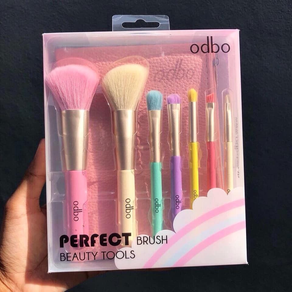 odbo Perfect Brush Beauty Tools [OD8-193] เซ็ตแปรงแต่งหน้า 7 ชิ้น | Shopee Thailand