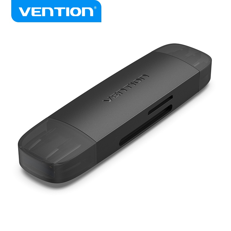 VENTION เครื่องอ่านการ์ดรีดเดอร์ USB 3.0 Type C 512GB 2 in 1 SD Card ...