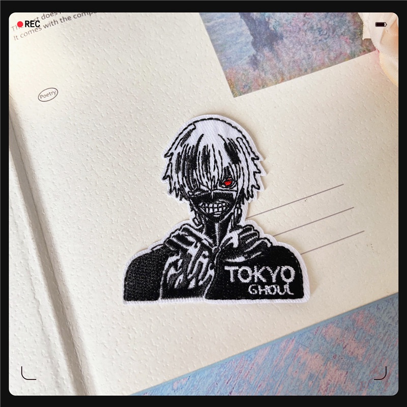 ♚ อะนิเมะ:tokyo Ghoul Iron-On Patch ♚ 1 ชิ้นแฟนคอลเลกชัน DIY เย็บบน ...
