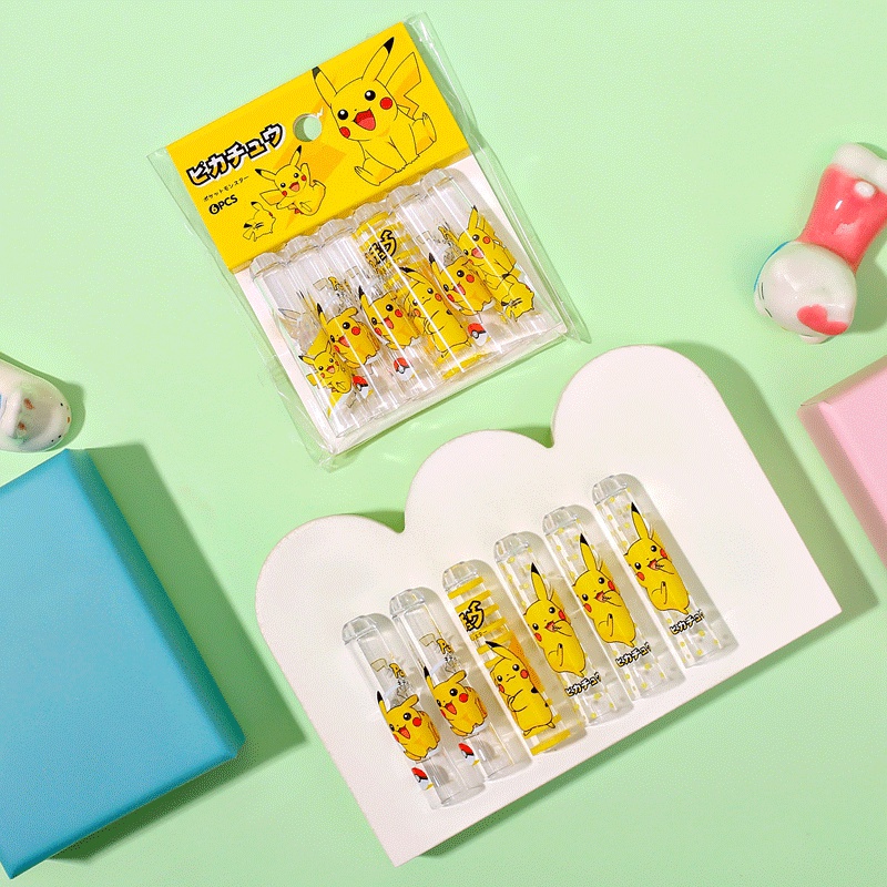 6 ชิ้น / เซต การ์ตูน ดินสอ ปากกา ฝาครอบ พลาสติก ป้องกัน ปากกา เคส ปากกาขยาย เครื่องเขียนนักเรียน ...