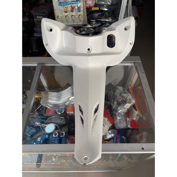 คอลโซลตัวกลาง สำหรับรถรุ่น HONDA WAVE 125X เคลฟล่าขาว สินค้าตัวโชว์ ลด ...