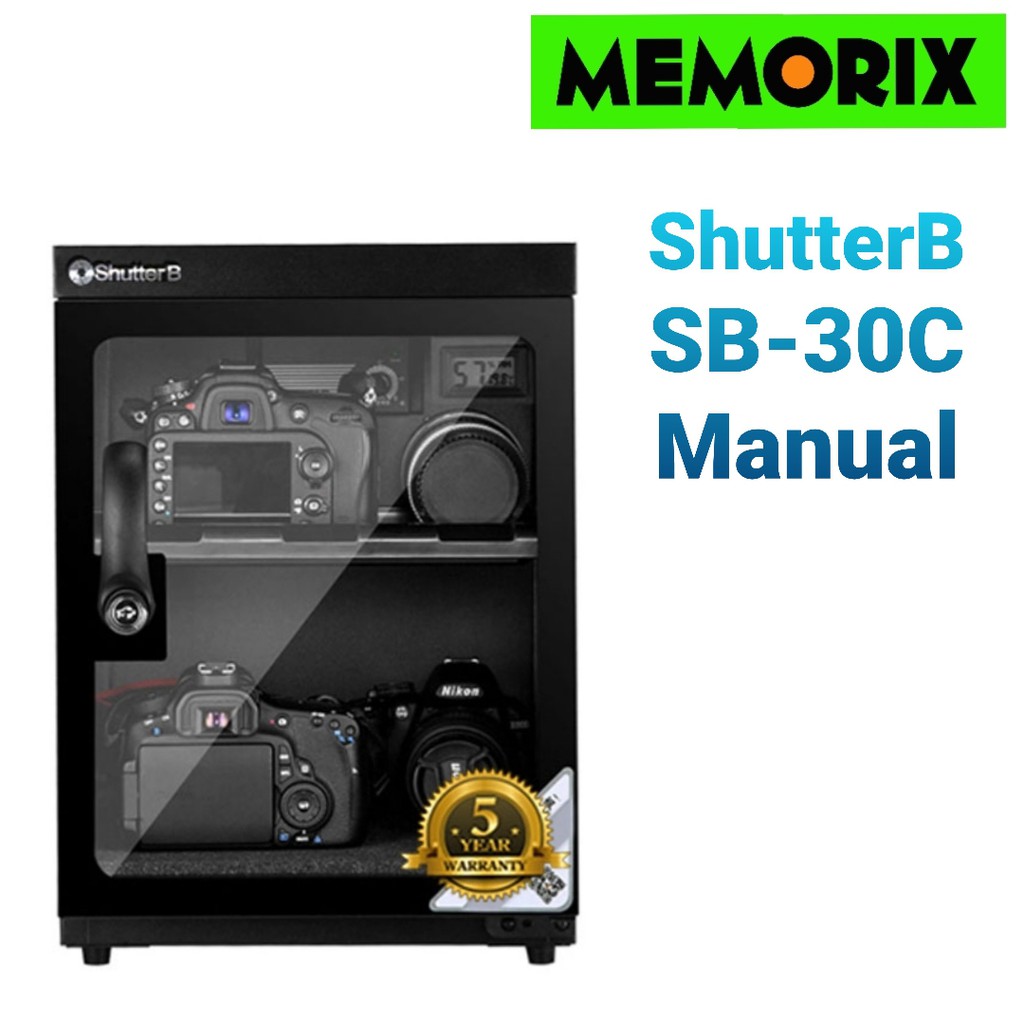 ShutterB Dry Cabinet SB-30C ตู้กันความชื้น ขนาด 30 ลิตร ตู้กันชื้น ระบบ ...
