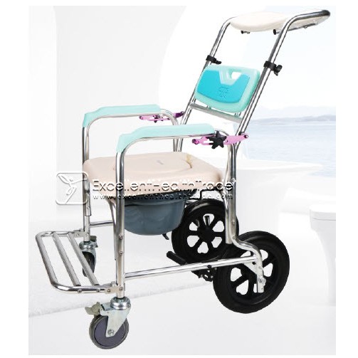 รถเข็นนั่งถ่ายอาบน้ำ - ปรับเอนสระผม (ฺBath and commode chair - lay down ...
