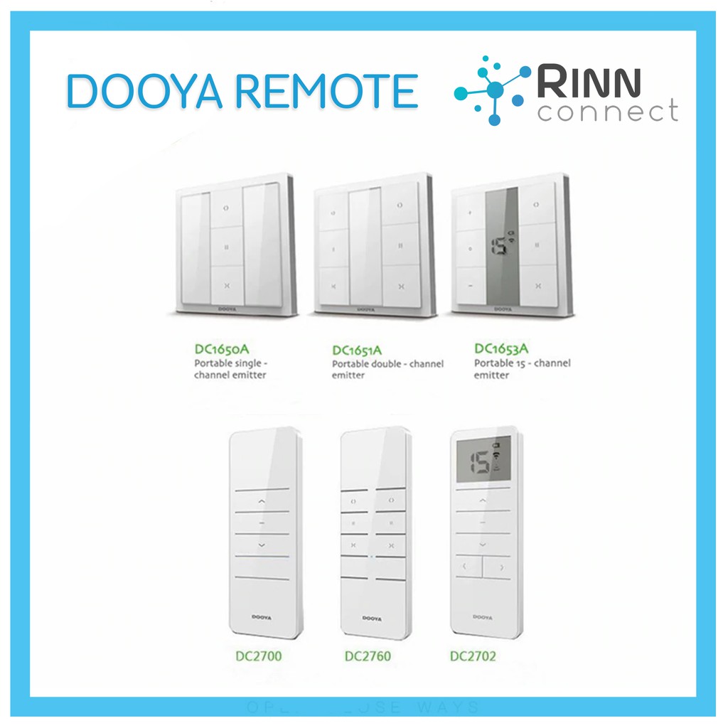 Dooya Curtain Remote Control / Wireless Wall Switch รับประกัน 1 ปี ...