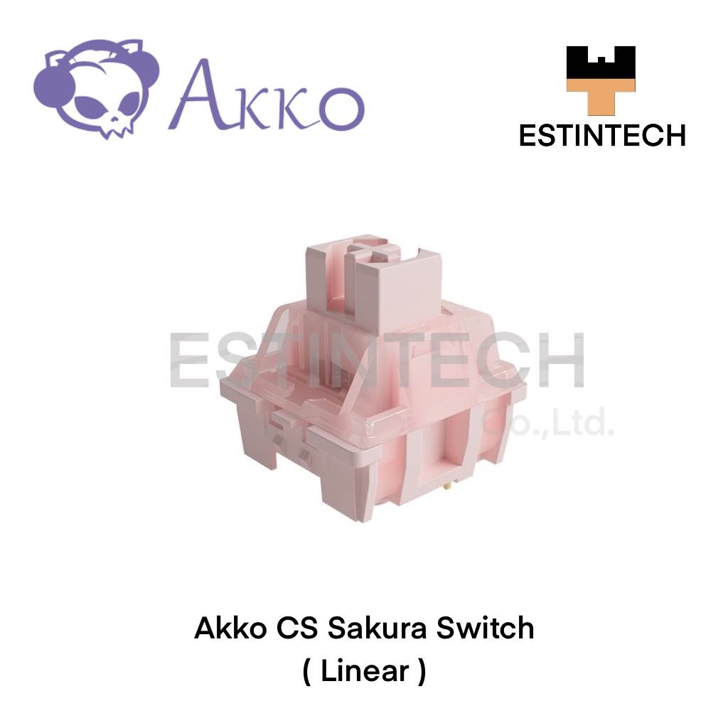 Switch (สวิตช์) Akko CS Sakura Switch (Linear) ของใหม่ | Shopee Thailand