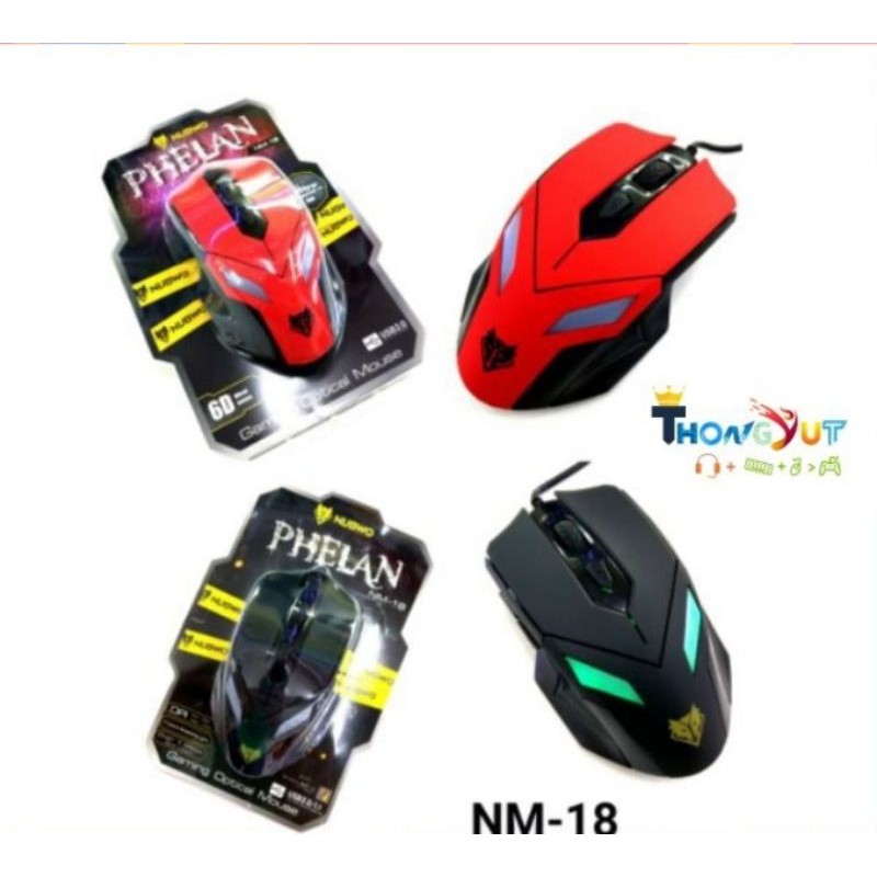 NUBWO NM-18 เม้าส์เกมมิ่ง รุ่น NM-18 ของแท้รับประกัน 1 ปี | Shopee Thailand