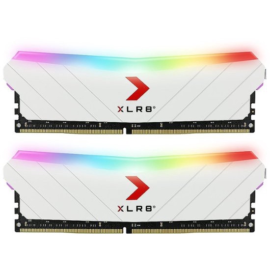 16GB(8x2) DDR4 3200MHz Ram PC (แรมพีซี) PNY XLR8 RGB (มี 2 สี ขาว/ดำ ...