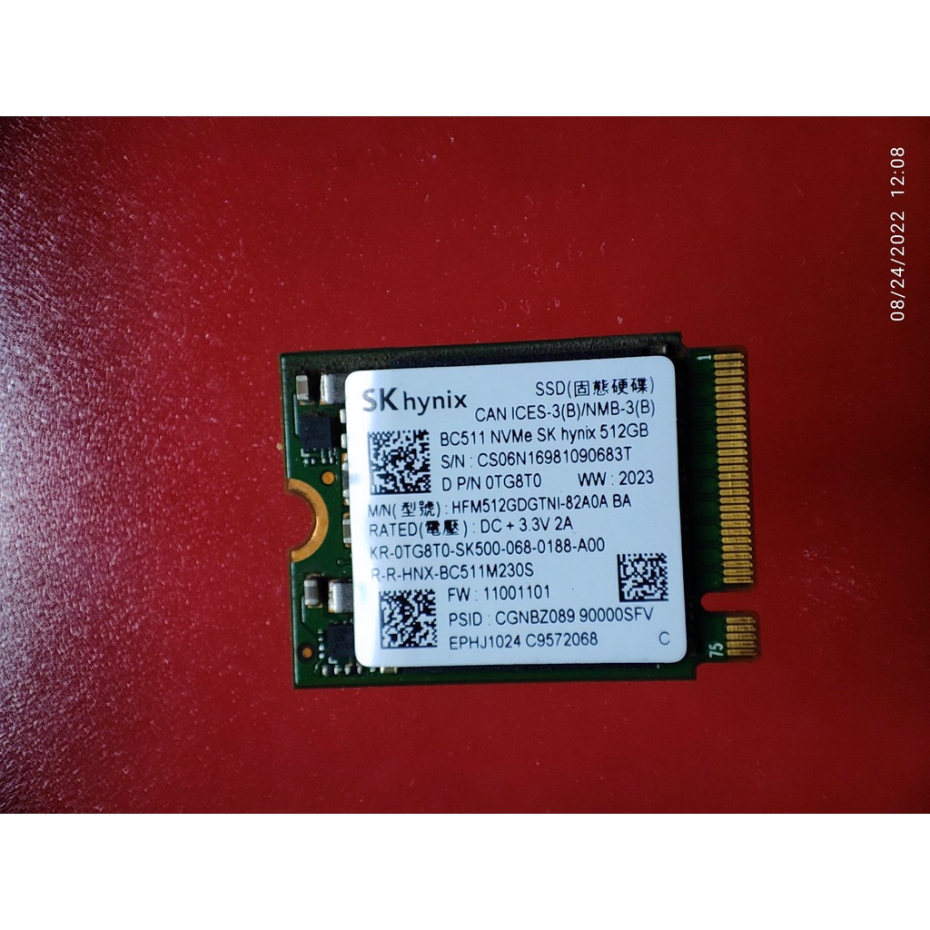 NVMe SSD SK hynix BC511 0TG8T0 HNX BC511M230S | Shopee Thailand